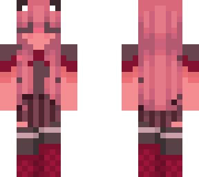Red school uniform girl | Minecraft Skin