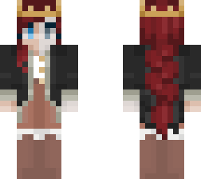 Royal Half Ghost Redhead | Minecraft Skin