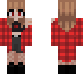 red flannel | Minecraft Skins