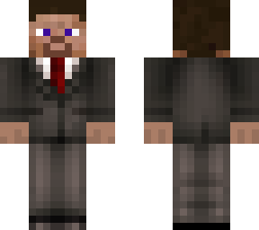 Steve In A Suit Minecraft Skins