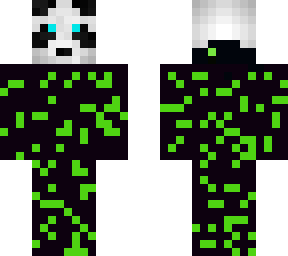 Techno panda | Minecraft Skin