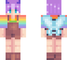 Rainbow Boy Minecraft Skins