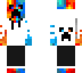 Fire Ice Minecraft Skins