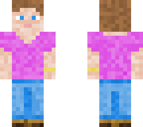 Girl with Bracelet Slim Version | Minecraft Skin