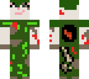 military popcat | Minecraft Skin