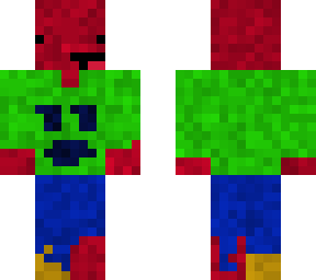 Red man derpy edition | Minecraft Skin