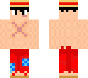 Luffy Wano Minecraft Skins