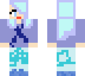 Blue Girl Minecraft Skins