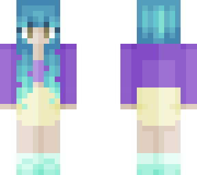 Aquarius -- Zodiac Sign Series | Minecraft Skin