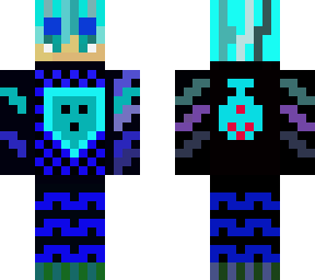 Elemental Series-Water Boy | Minecraft Skin