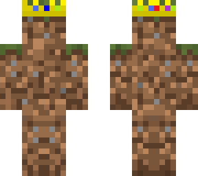 grass block with technoblades crown | Minecraft Skin
