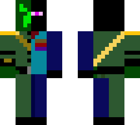 Half creeper half Enderman army edition | Minecraft Skin