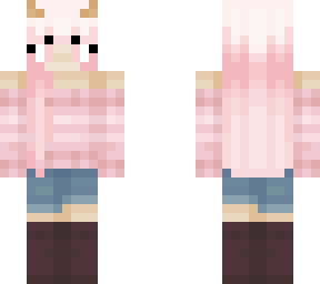 pink demon | Minecraft Skin