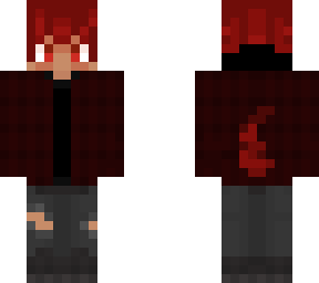 Red Hoodie Minecraft Skins
