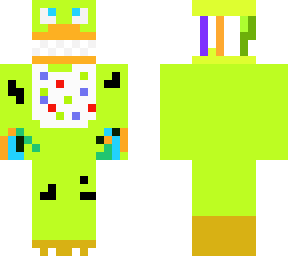 Withered Chica Minecraft Skins