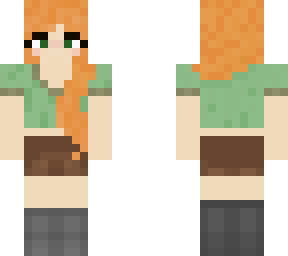 Alex Cute Girl Yas Minecraft Skins