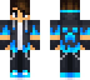 Blue Gamer Boy Minecraft Skins
