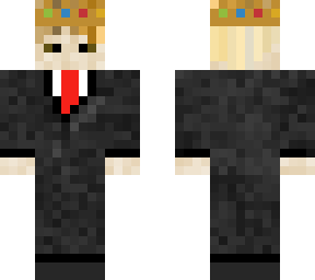 black guy with crown | Minecraft Skins