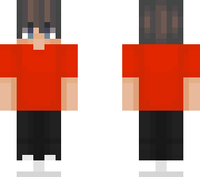 Red boy skin | Minecraft Skin