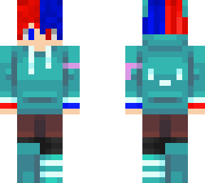 Rosefiber bcc 15 cyan coyotes skin | Minecraft Skin