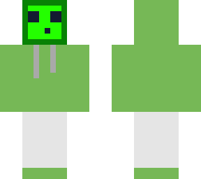 Green Hood Minecraft Skins