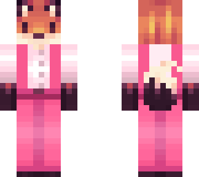 pink fox | Minecraft Skins