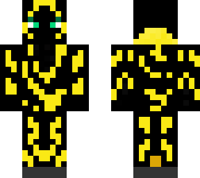 Black and gold | Minecraft Skin