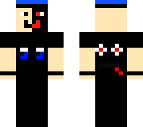 Black shadow boy | Minecraft Skin