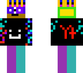 colorful intel edits | Minecraft Skin