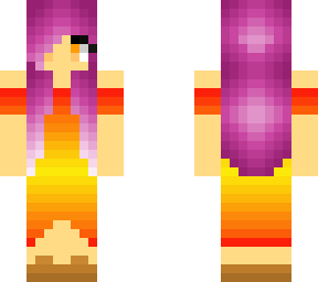 cute beach girl | Minecraft Skin
