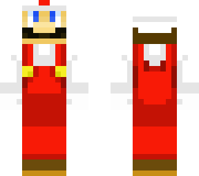 Fire Mario | Minecraft Skin