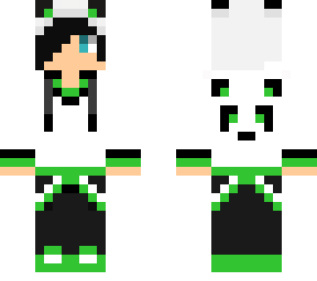 Green Panda Minecraft Skins