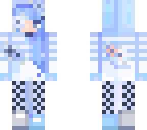 Blue girl | Minecraft Skin
