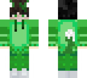 Green Wolf Boy | Minecraft Skin
