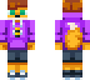 Hive Hoodie Fox | Minecraft Skin