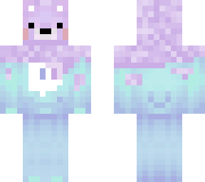 walli bear x bucket of paint | Minecraft Skin