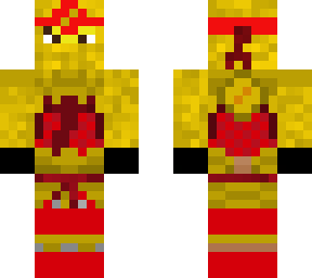 golden crystalized kai | Minecraft Skin