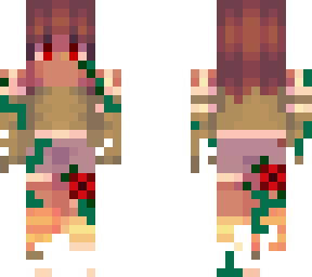 Rose-Infected Girl | Minecraft Skin