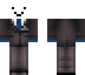 Blue Tux Smile | Minecraft Skin