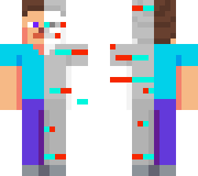 half steve | Minecraft Skins