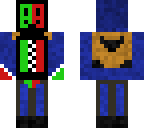 Green Red Split | Minecraft Skin