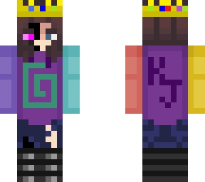 Half-Enderman Karl merch | Minecraft Skin