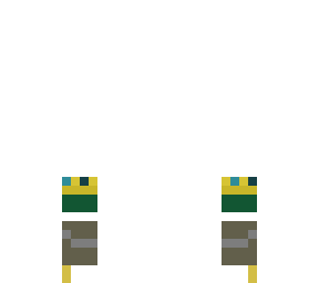 Small duck with techno crown | Minecraft Skin