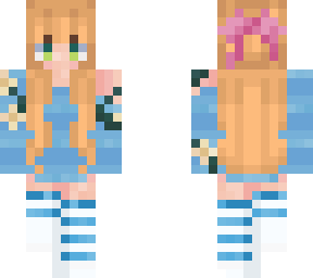 Lyndsay's skin reboot (version 4, texturing done and fixed torso sides ...