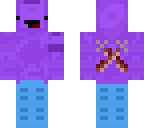 purple and blue bedless | Minecraft Skin