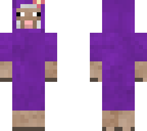 Purple sheep with flower | Minecraft Skin