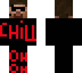steve chill oh oh black | Minecraft Skin