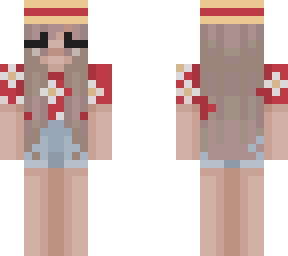 summer vacation girl | Minecraft Skin