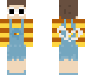GNF(georgenotfound) in bee overalls! | Minecraft Skin