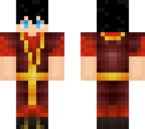 Fire Bender Minecraft Skins